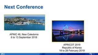 PhNOG 2018: APNIC Update | PDF