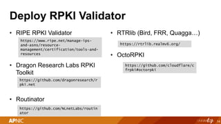 PhNOG 2019: RPKI Deployment Update | PPTX | Information and Network ...