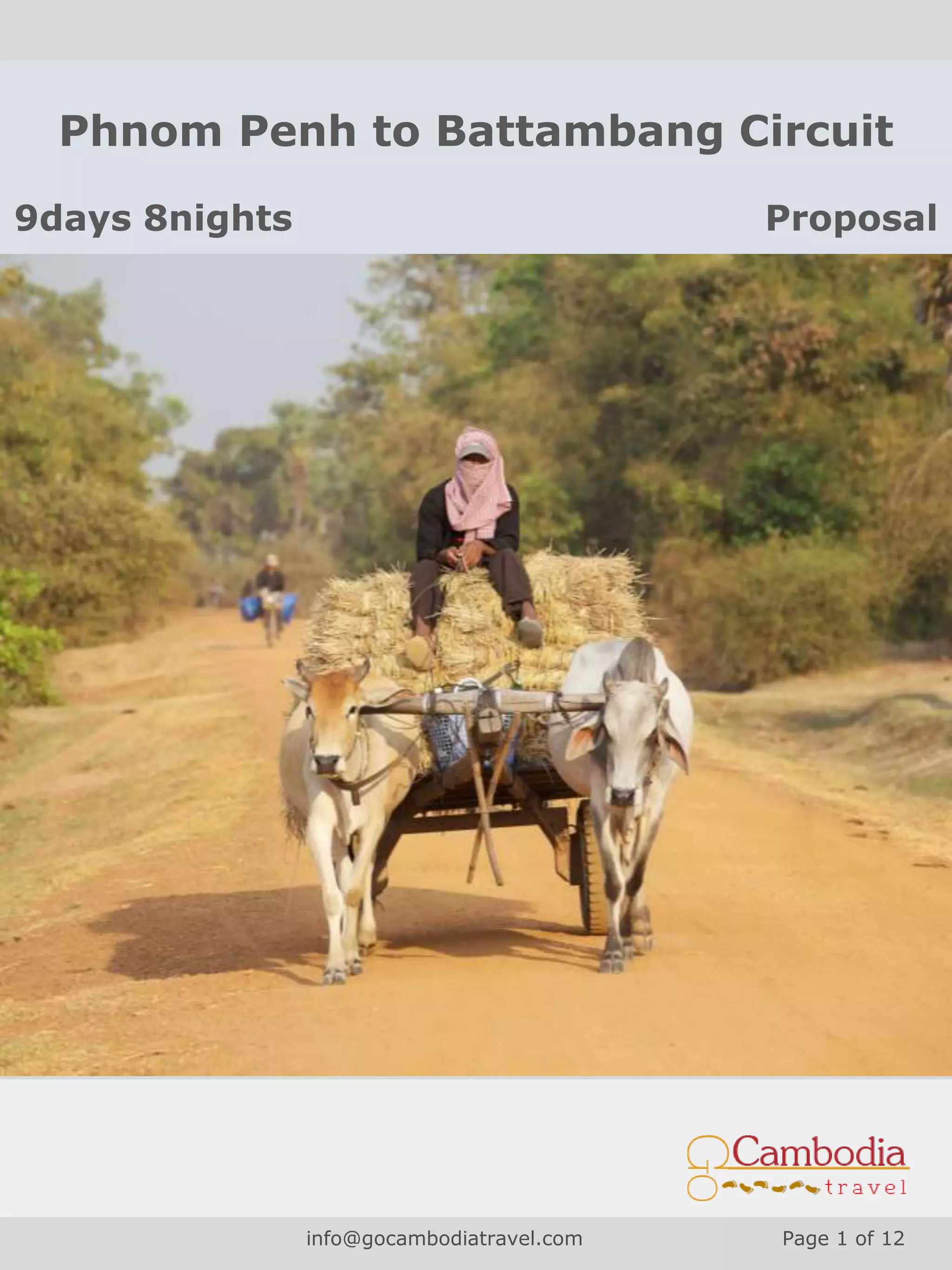 Phnom penh to battambang circuit 9 days | PDF