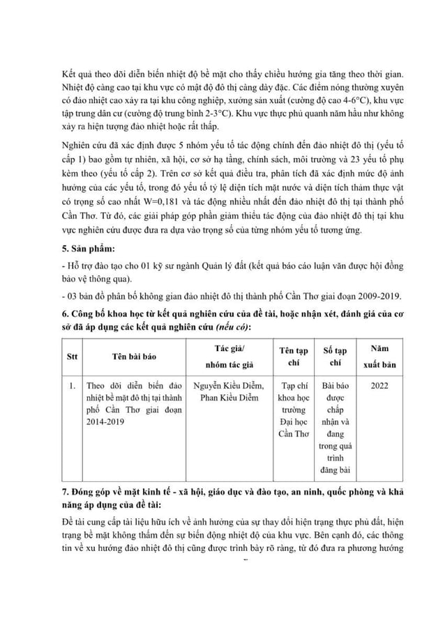 Phân tích các yếu tố tác động đến đảo nhiệt đô thị tại thành phố Cần Thơ.pdf