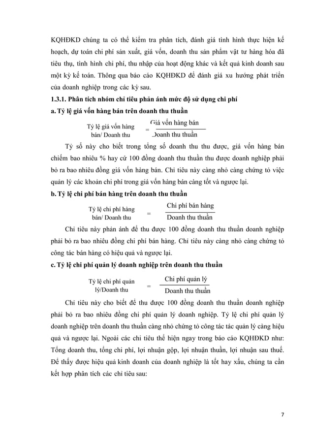 Phân tích hiệu quả hoạt động kinh doanh tại Công ty kinh doanh đồ gỗ Sao Nam Việt.docx