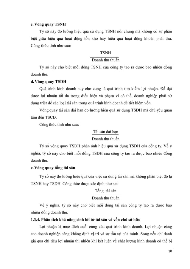 Phân tích hiệu quả hoạt động kinh doanh tại Công ty kinh doanh đồ gỗ Sao Nam Việt.docx