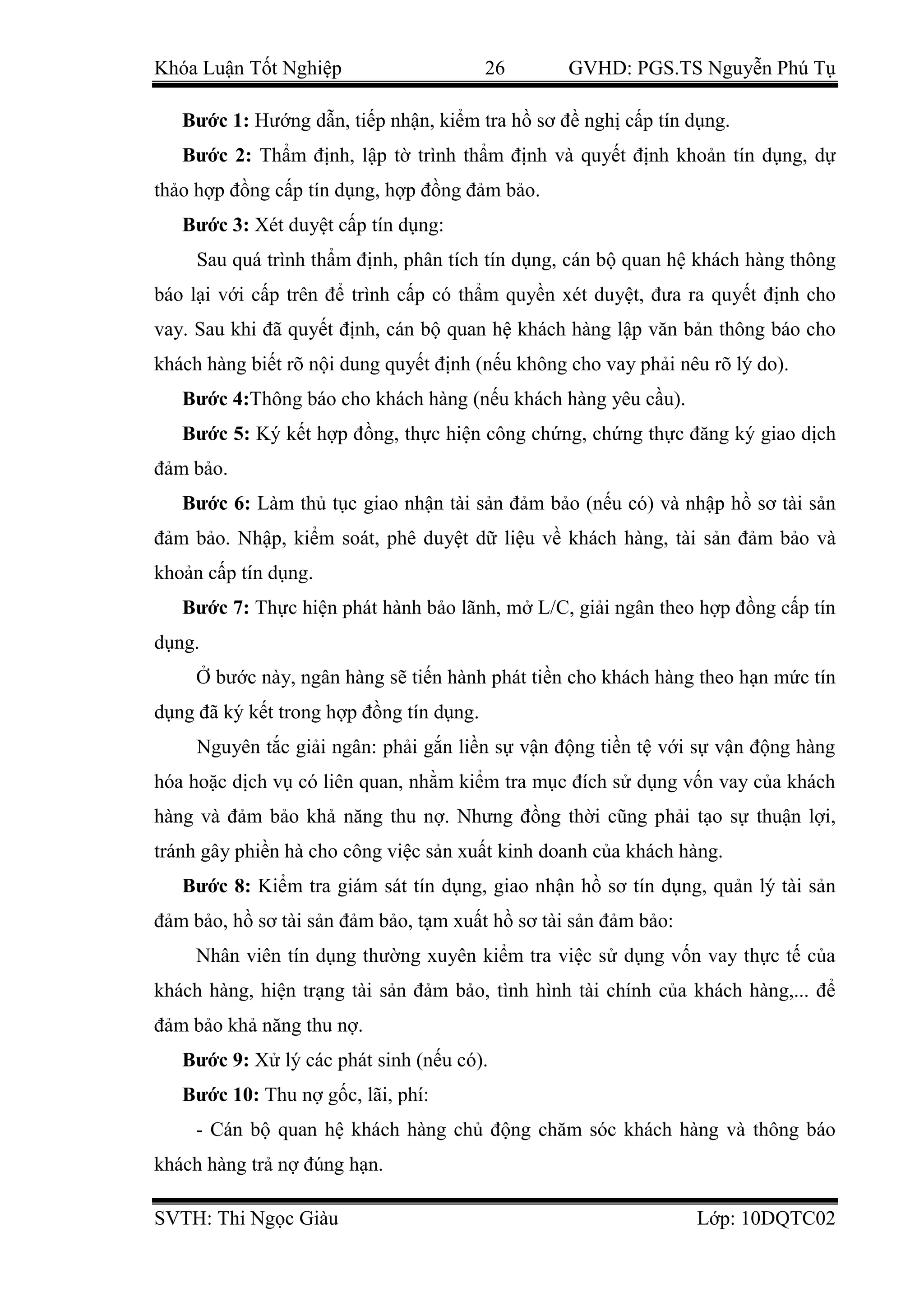 Phân tích hoạt động cho vay tiêu dùng tại ngân hàng tmcp công thương việt nam – chi nhánh tiền ...