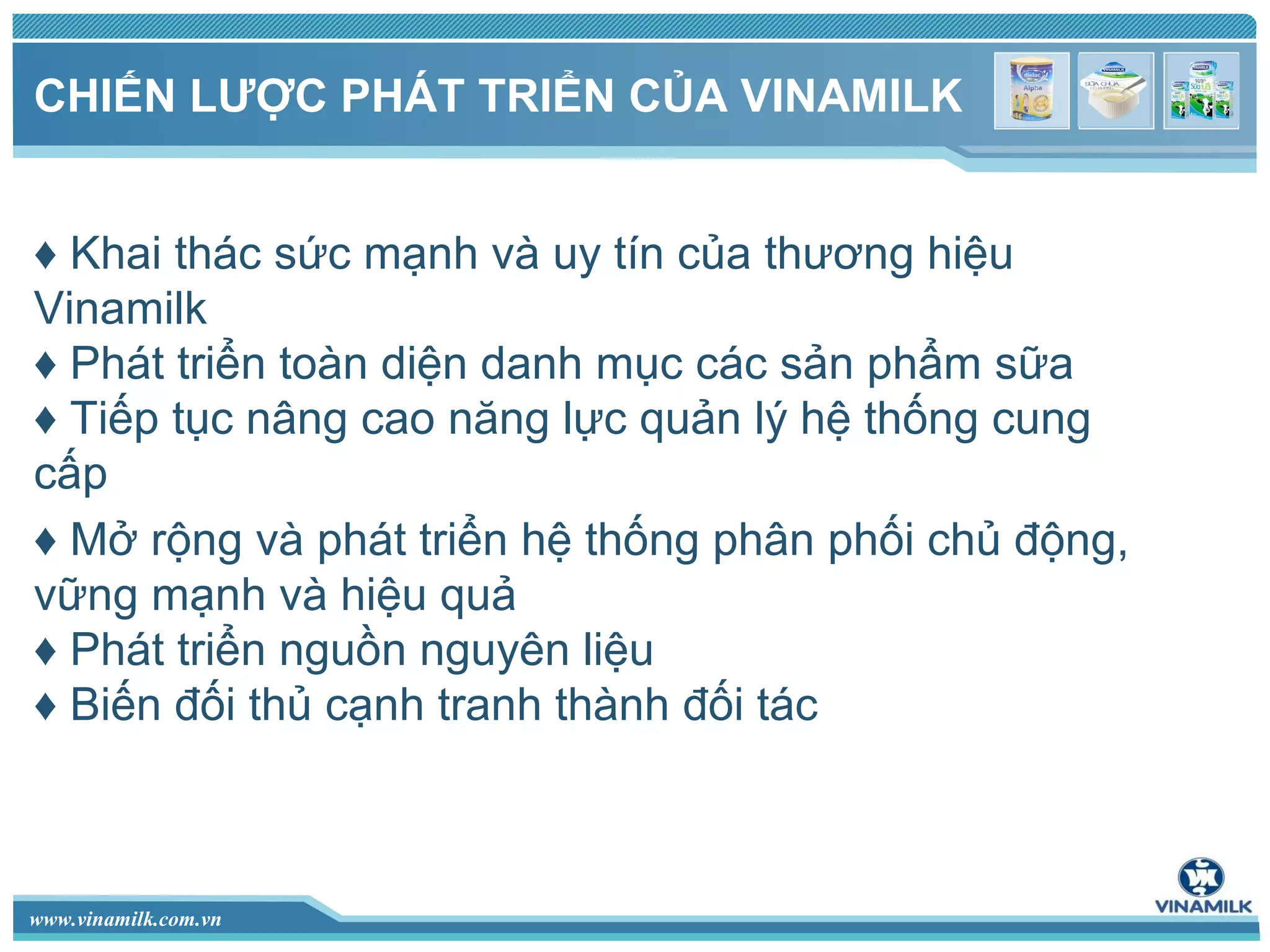 Phân tích môi trường vi mô công ty cổ phần vinamilk | PPT