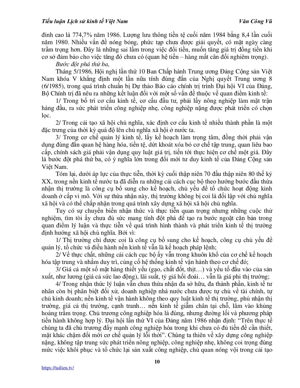 Tiểu luận Phân tích quá trình hình thành và phát triển của mô hình kinh tế thị trường theo định ...