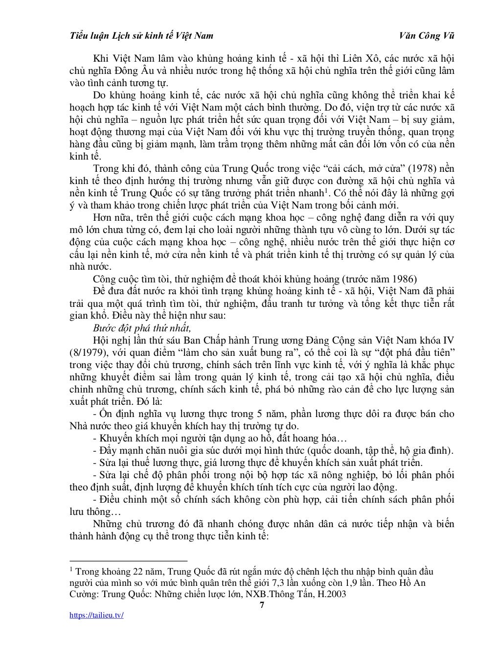 Tiểu luận Phân tích quá trình hình thành và phát triển của mô hình kinh tế thị trường theo định ...