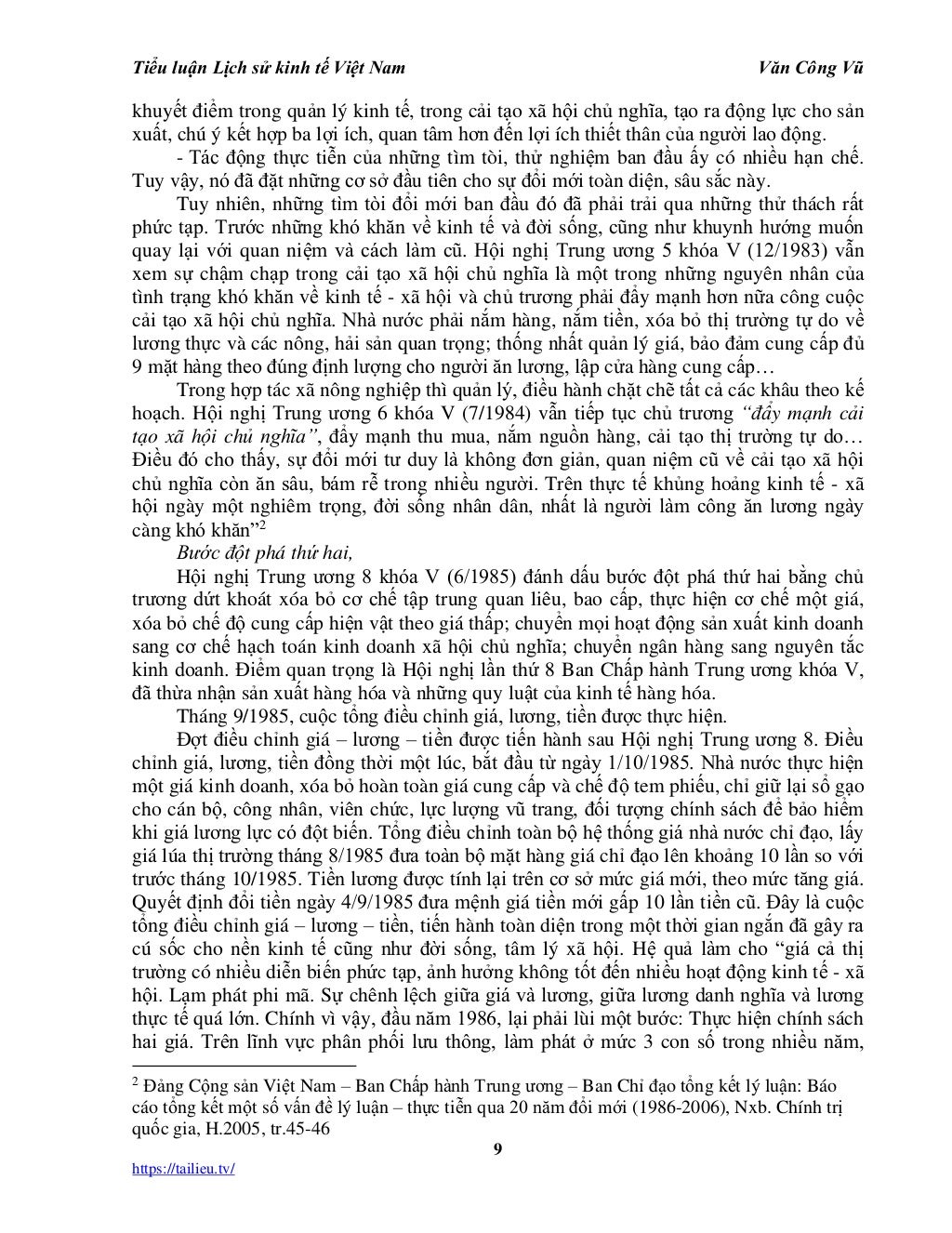 Tiểu luận Phân tích quá trình hình thành và phát triển của mô hình kinh tế thị trường theo định ...