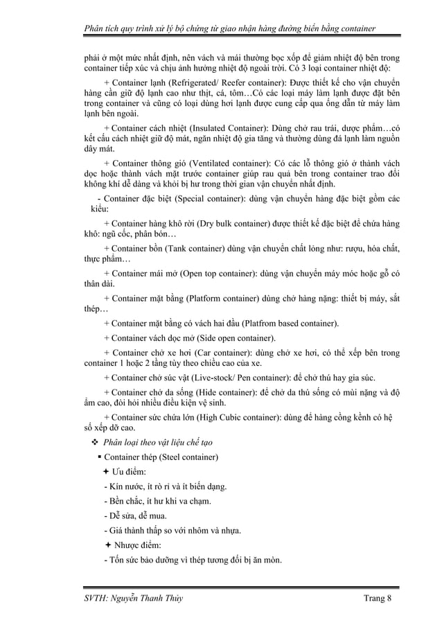 Phân Tích Quy Trình Xử Lý Bộ Chứng Từ Giao Nhận Hàng Đường Biển Bằng Container.doc