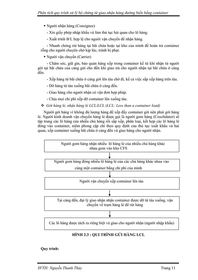 Phân Tích Quy Trình Xử Lý Bộ Chứng Từ Giao Nhận Hàng Đường Biển Bằng Container.doc