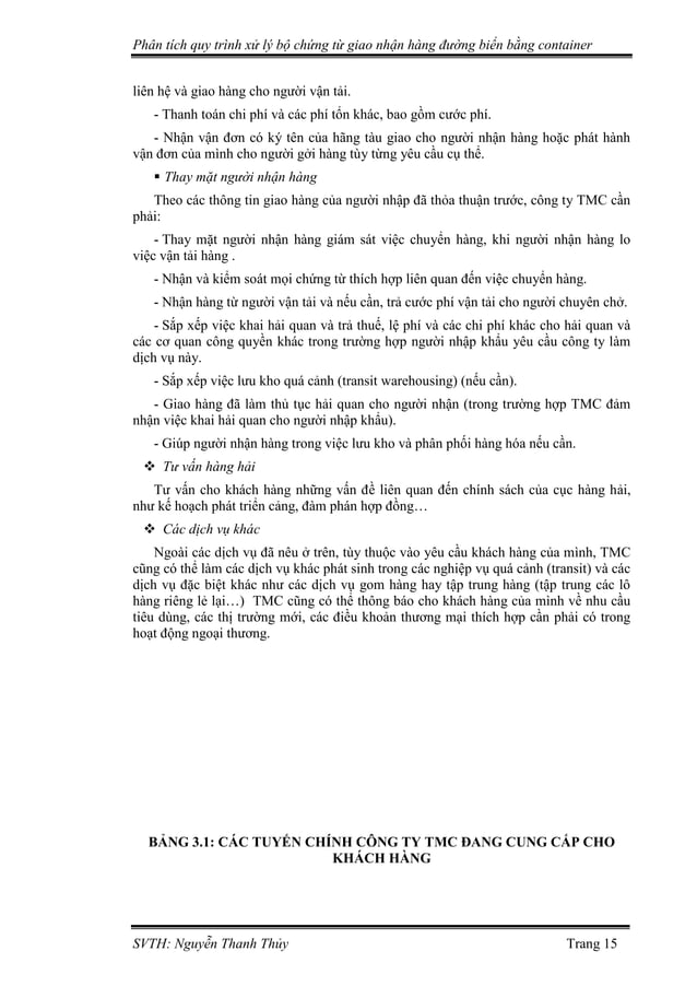 Phân Tích Quy Trình Xử Lý Bộ Chứng Từ Giao Nhận Hàng Đường Biển Bằng Container.doc