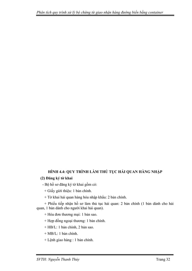 Phân Tích Quy Trình Xử Lý Bộ Chứng Từ Giao Nhận Hàng Đường Biển Bằng Container.doc