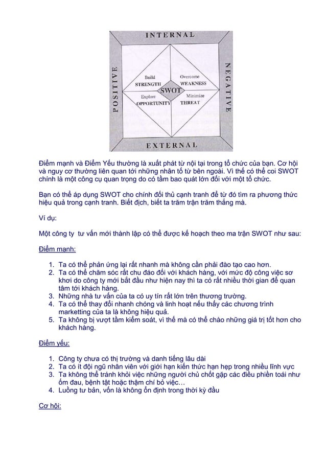 Phân tích swot | DOCX