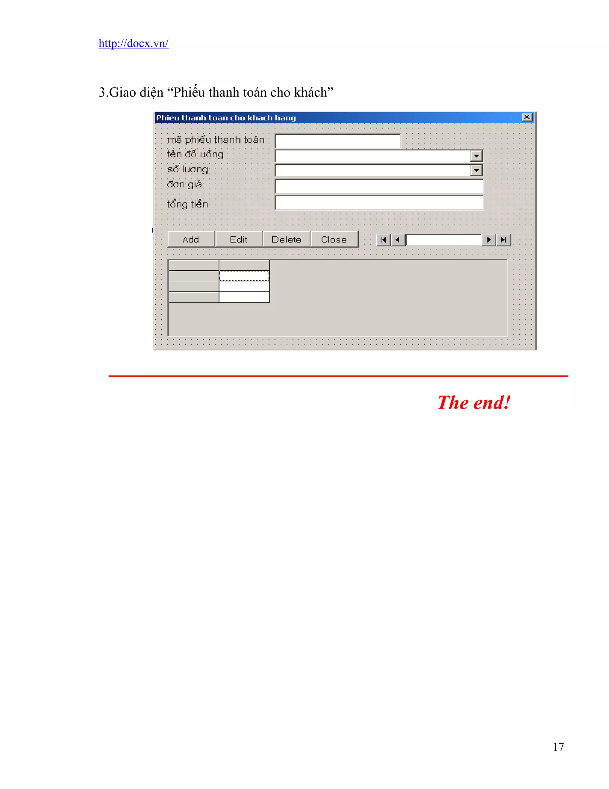 Phân tích thiết kế hệ thống quản lý bán nước giải khát | DOC