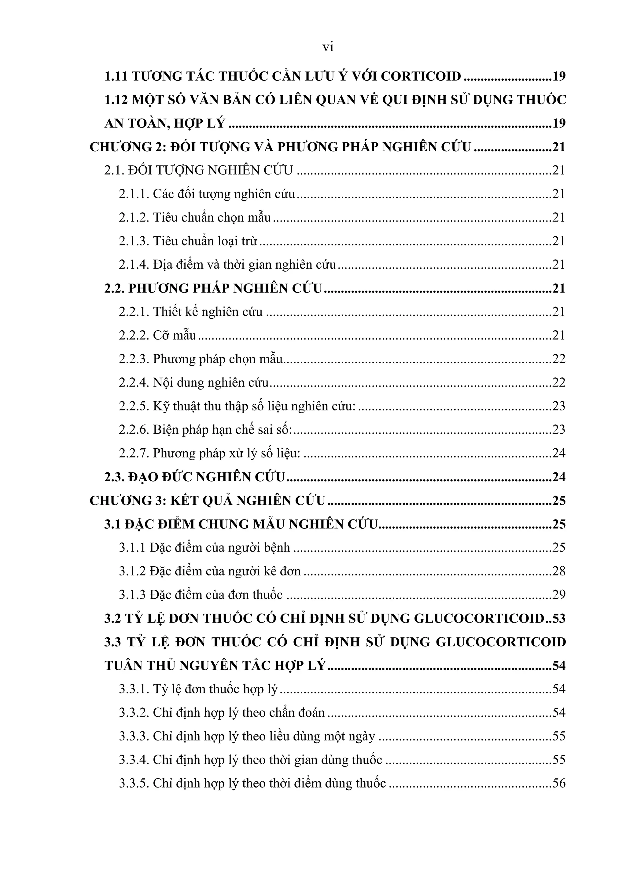 Phân tích tình hình sử dụng thuốc corticoid đường uống theo quy định của Bộ Y tế tại Bệnh viện ...