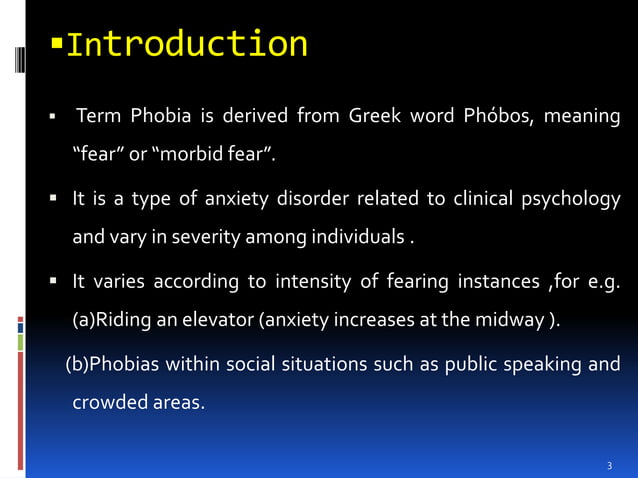 Phobia | PPTX