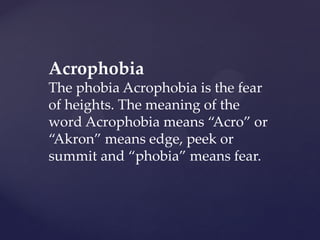 Most Common Phobias | PPT
