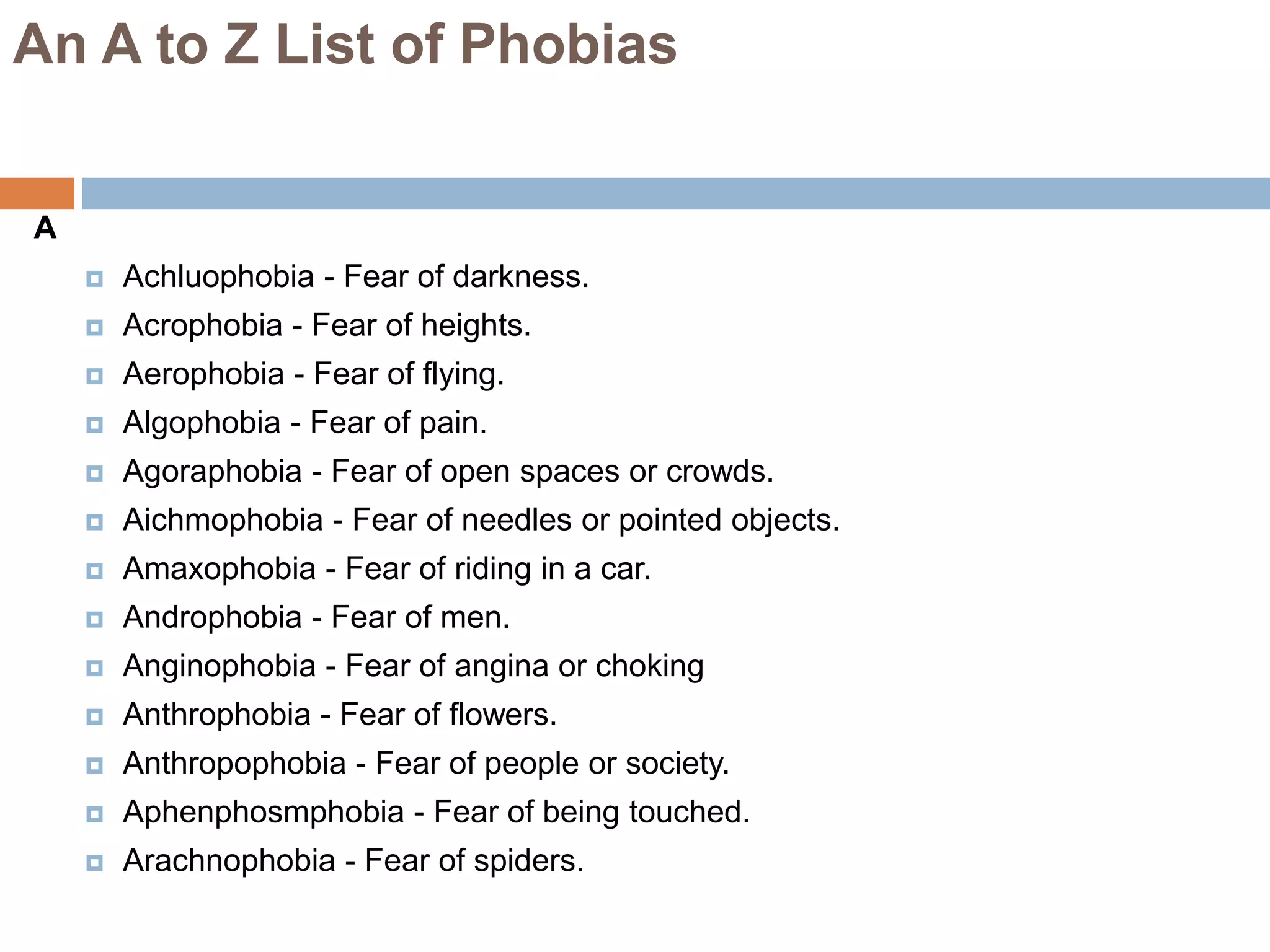 Phobia | PPTX