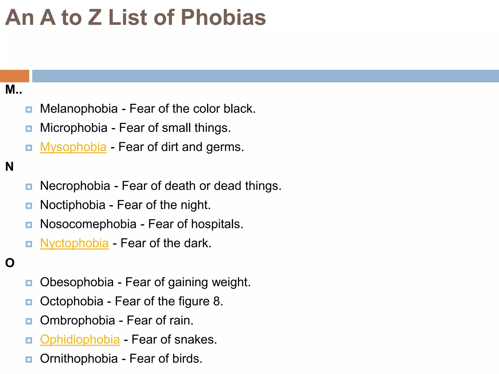 Phobia | PPTX