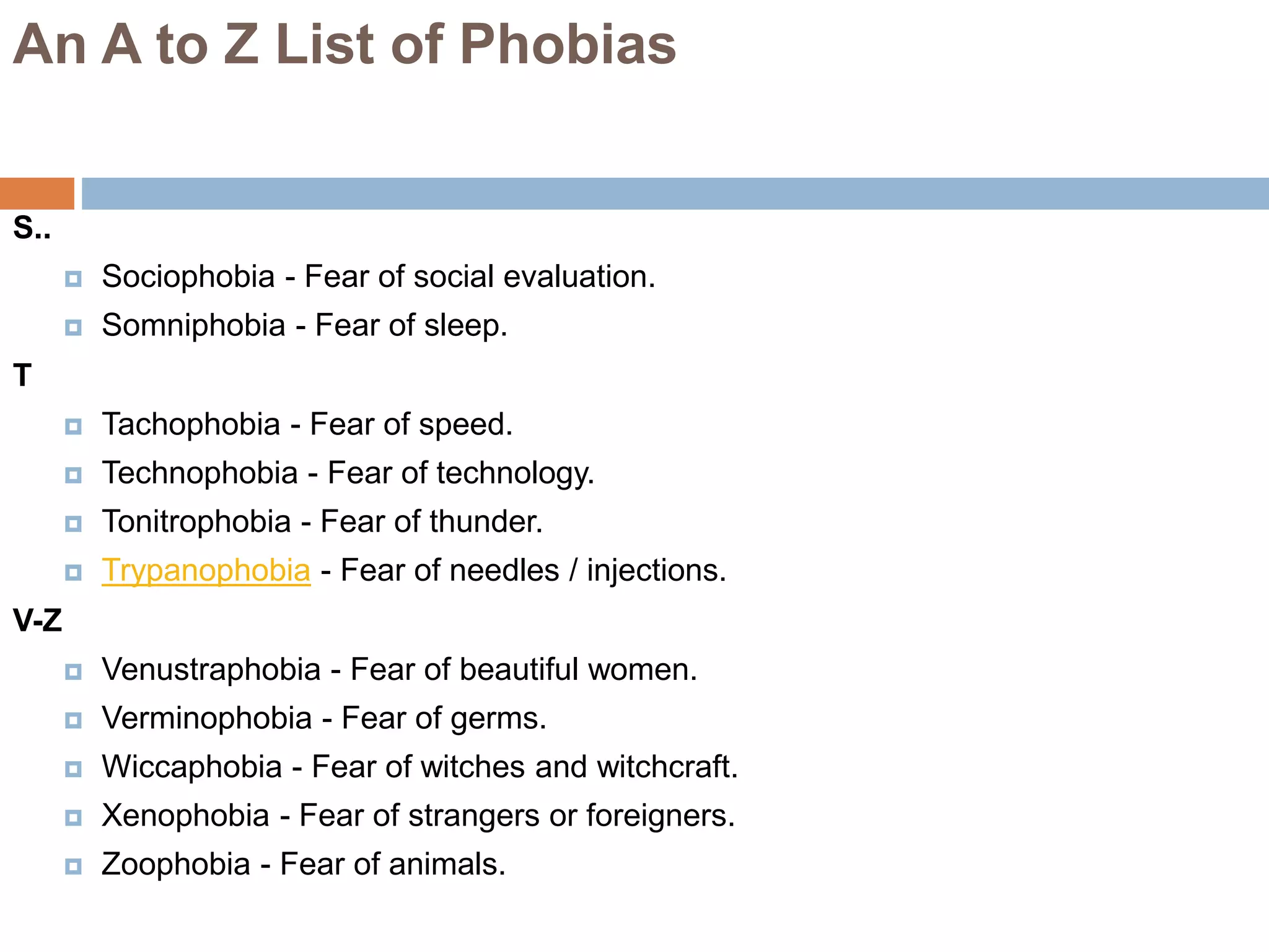 Phobia | PPTX