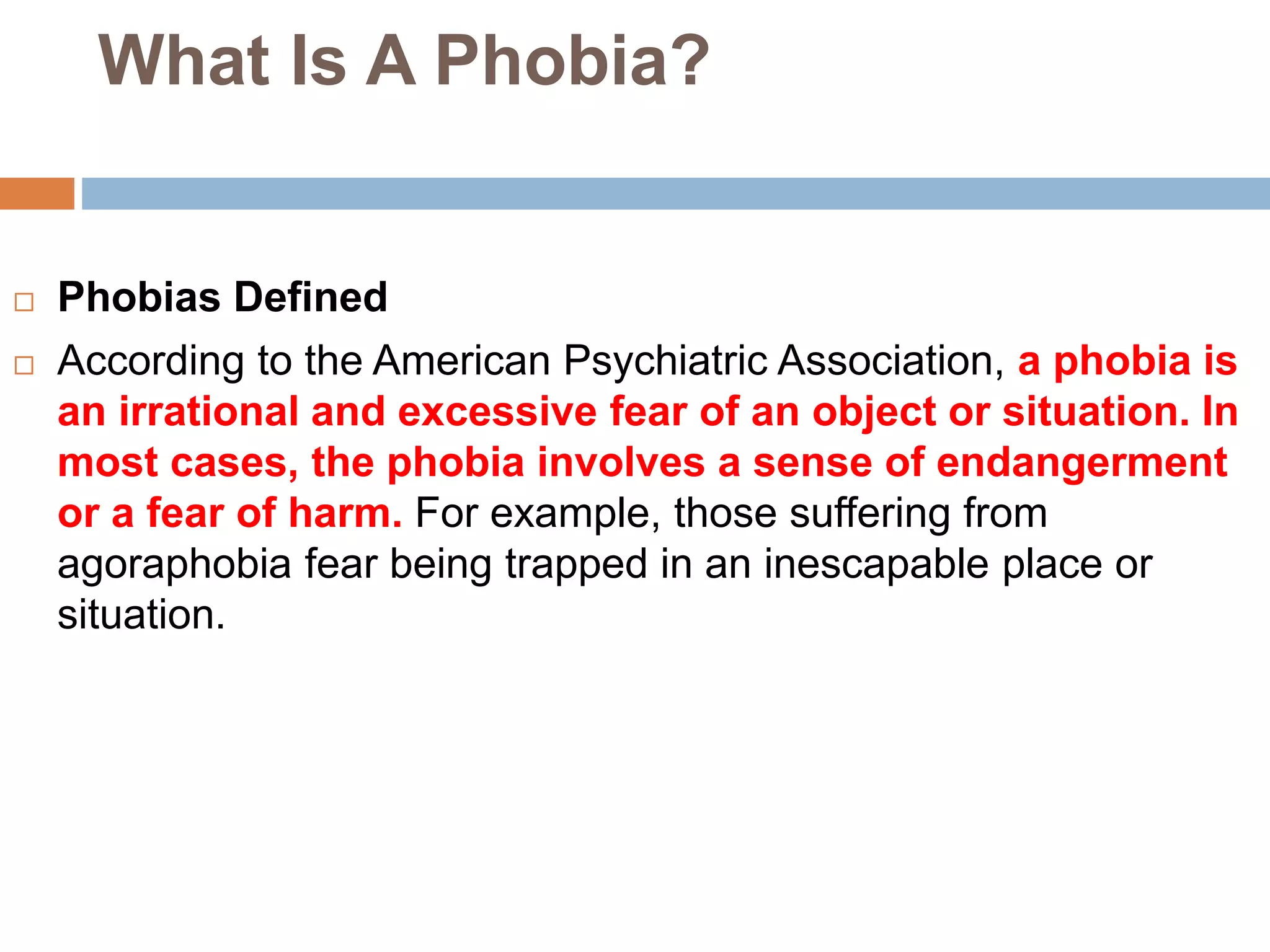 Phobia | PPTX