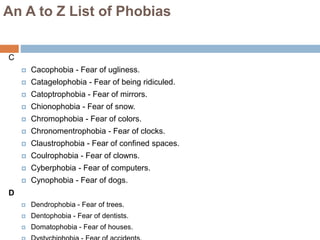 Phobia | PPTX