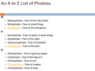 Phobia | PPTX