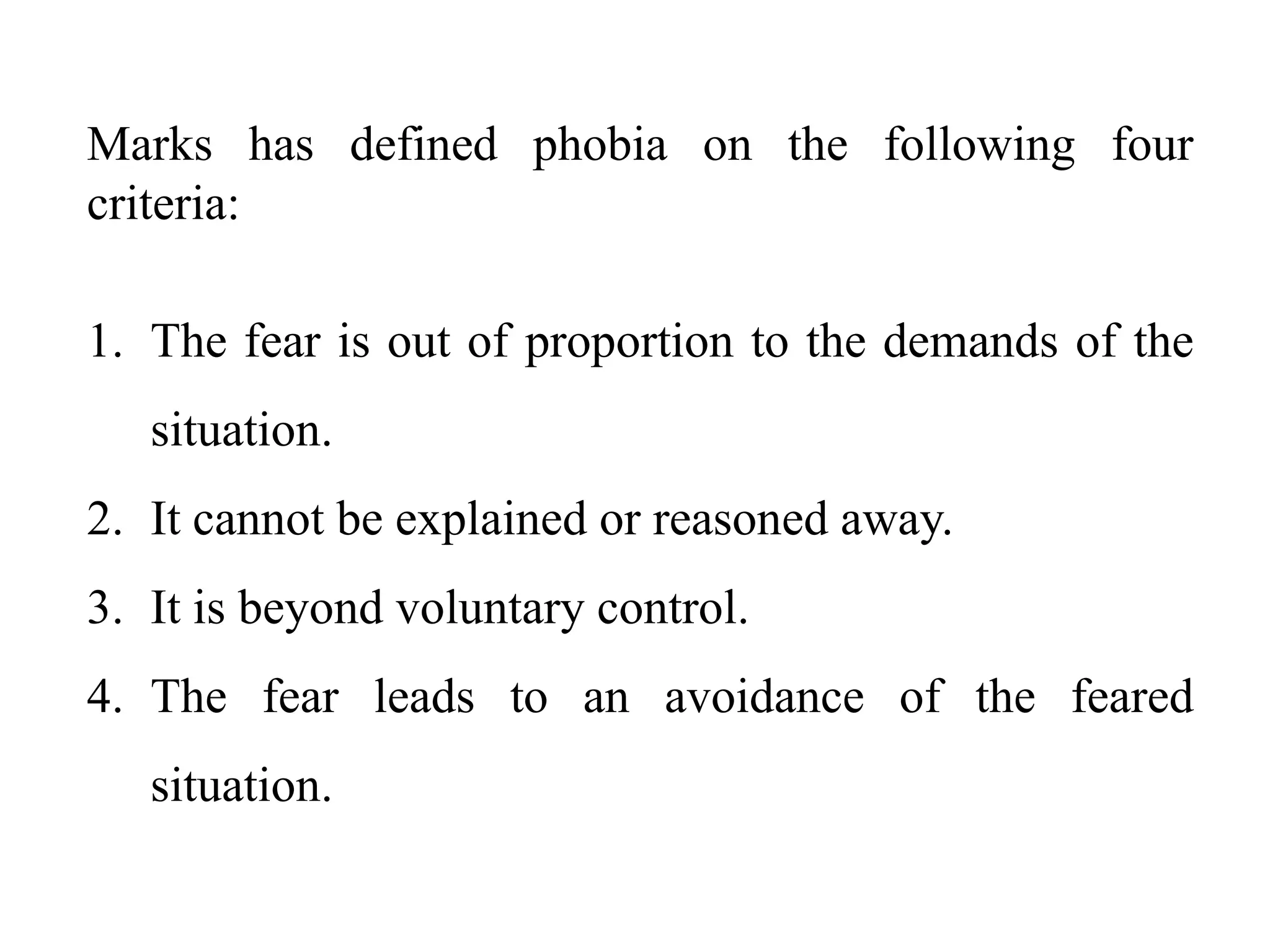 Phobia; Definition, types, treatment | PDF