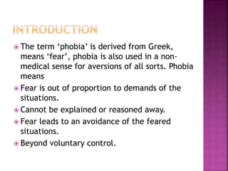 phobia.pptx total topic with description of | PPTX