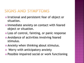 phobia.pptx total topic with description of | PPTX