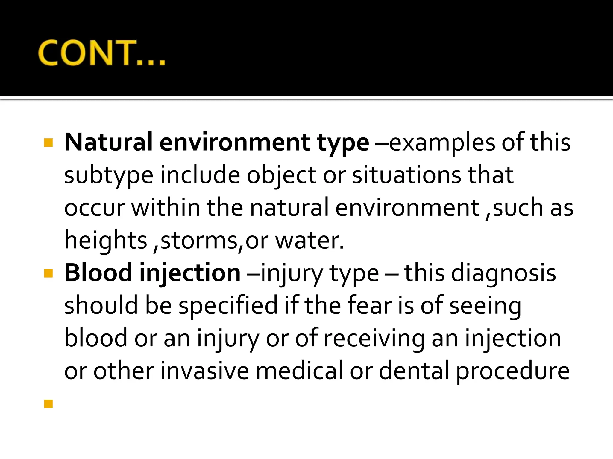PHOBIA.pptx its classification and it management | PPTX