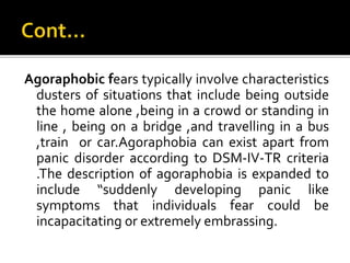 PHOBIA.pptx its classification and it management | PPTX