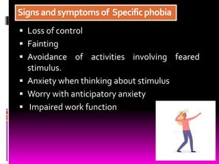 PHOBIC ANXIETY DISORDER | PDF