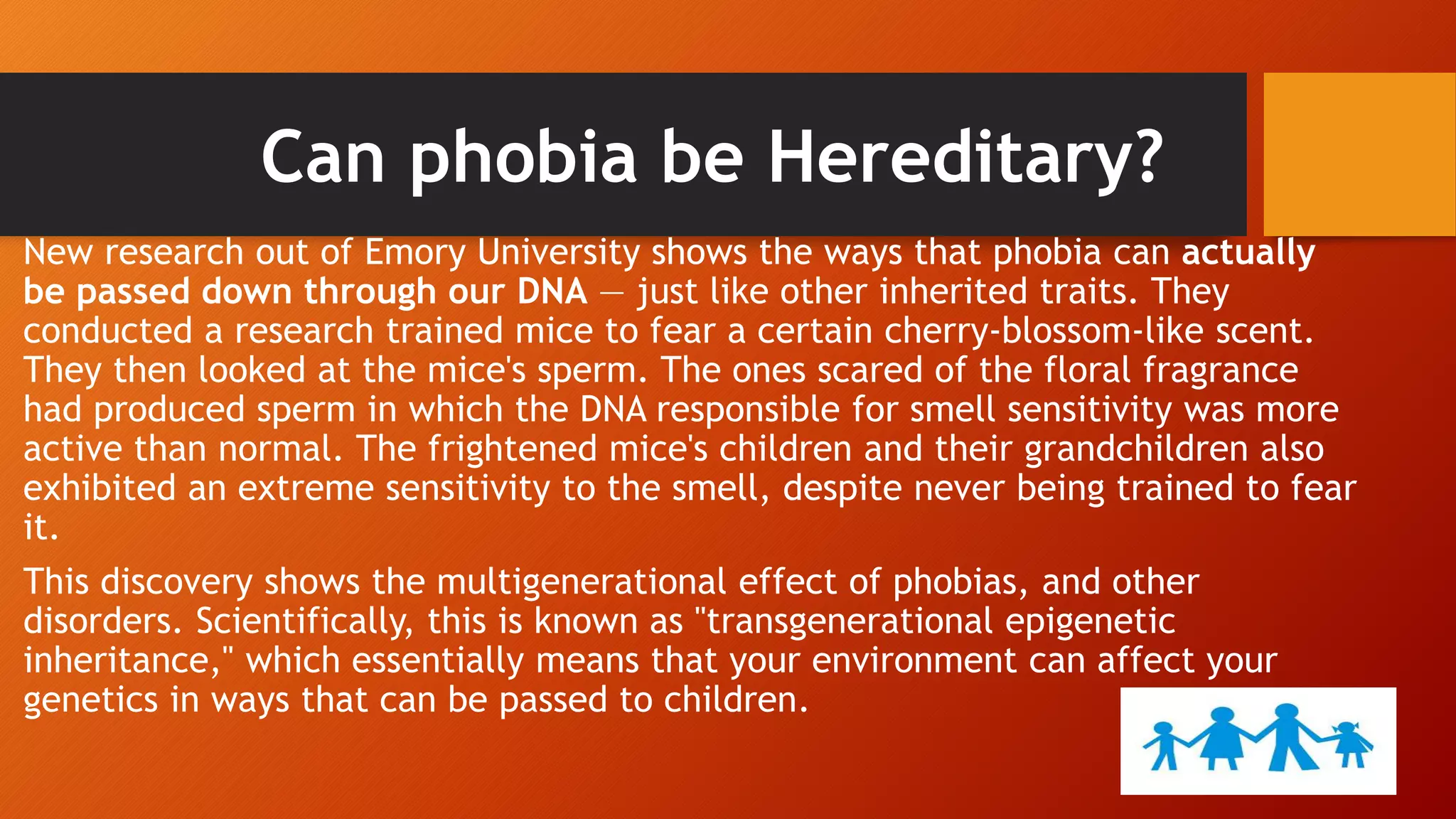 Phobia ( Psychologhy project) | PPTX