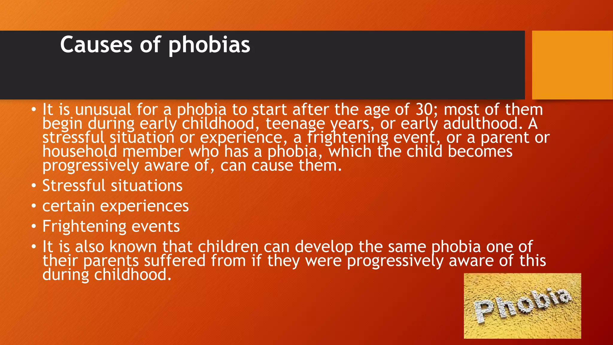 Phobia ( Psychologhy project) | PPTX