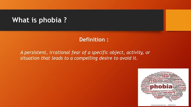 Phobia ( Psychologhy project) | PPTX