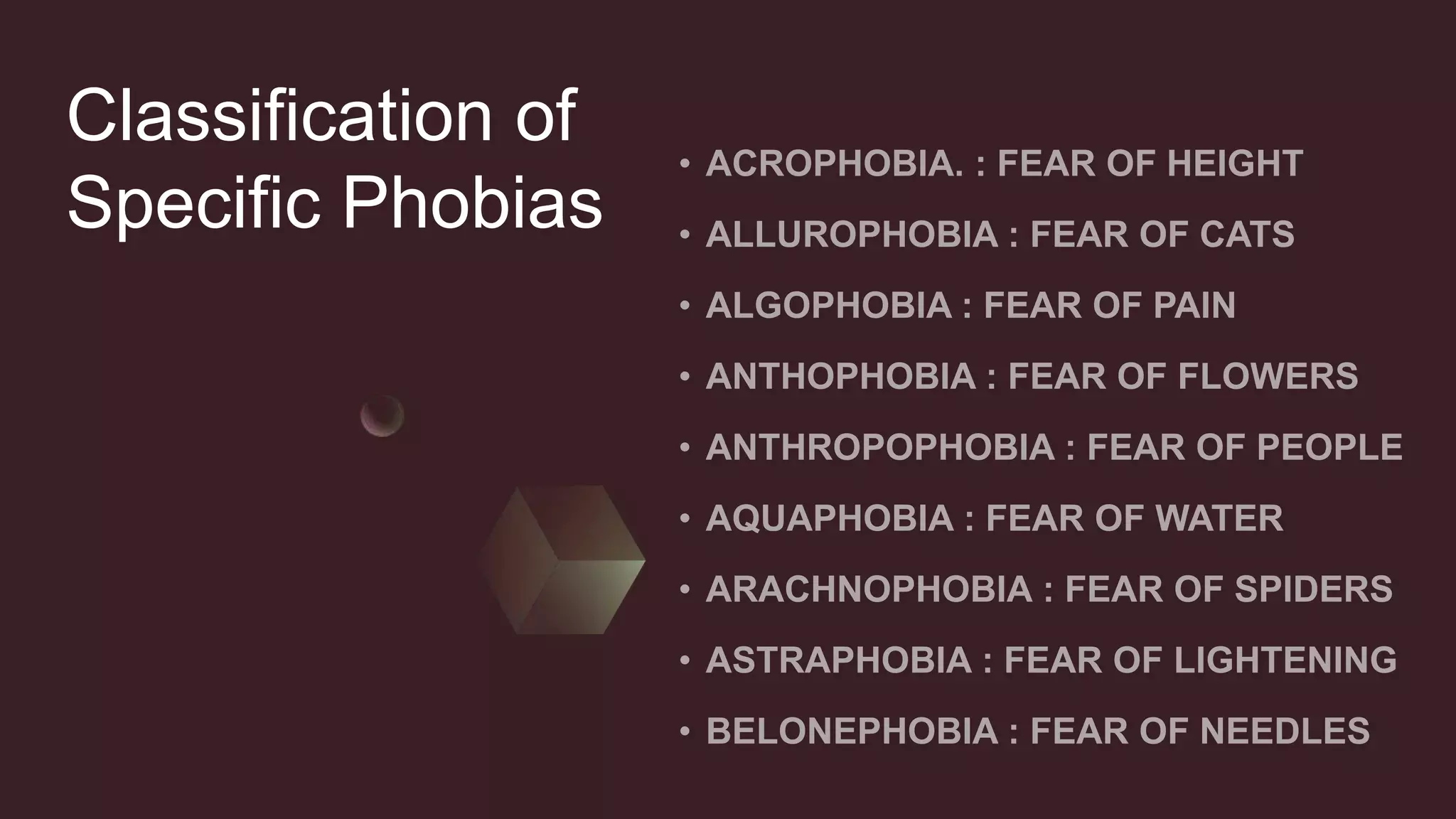 Phobia ppt | PPTX