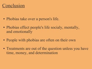 Period 7- Deveraux Jordan- Life With Phobias | PPT