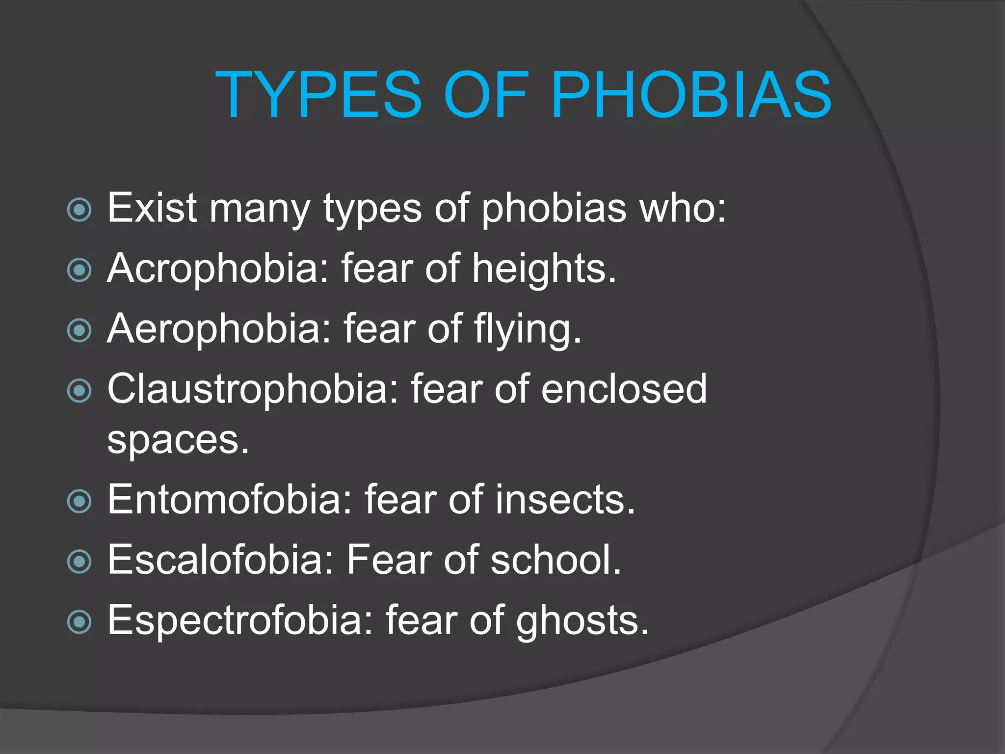 Phobias | PPTX