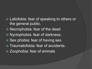 Phobias | PPTX