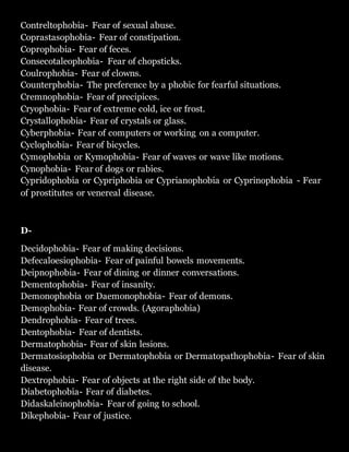 Demonophobia Fear Of Demons