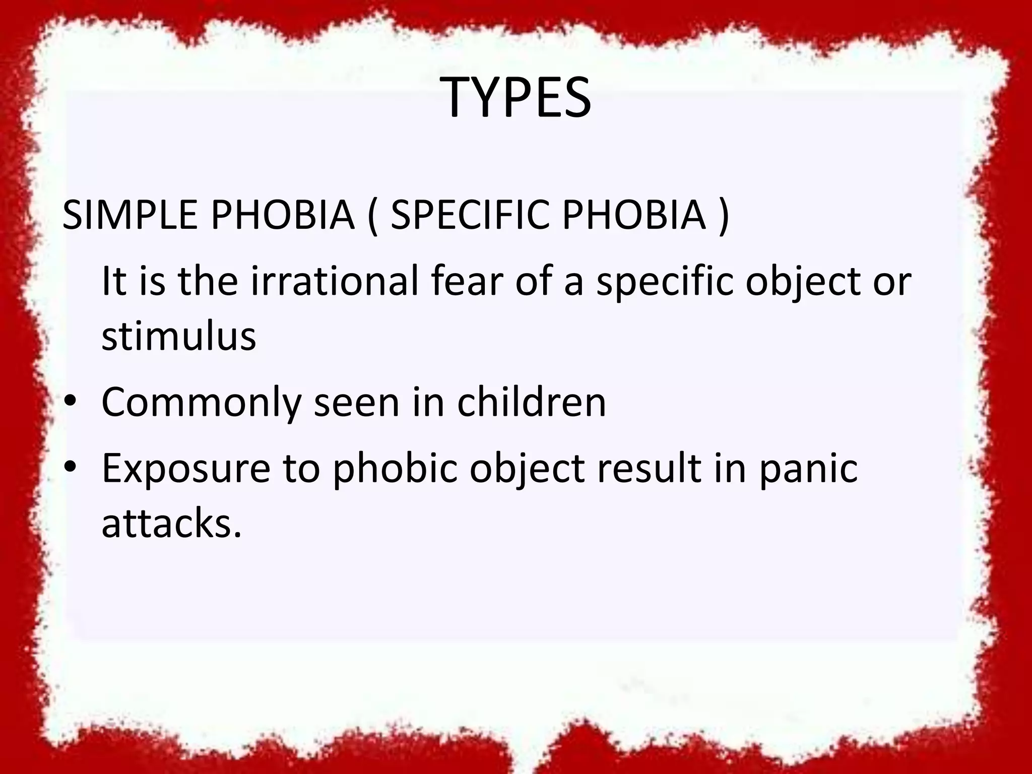 Phobias | PPTX