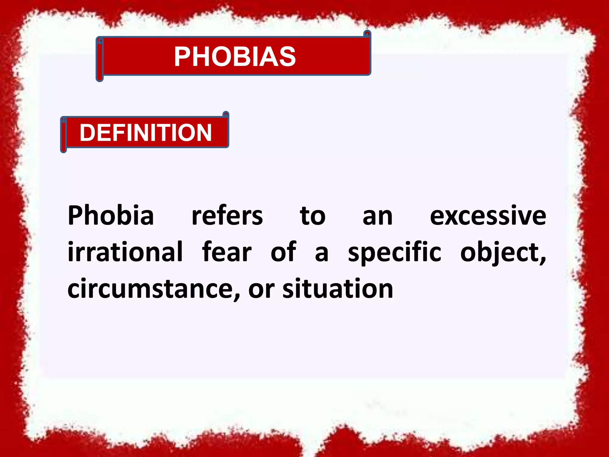 Phobias | PPTX