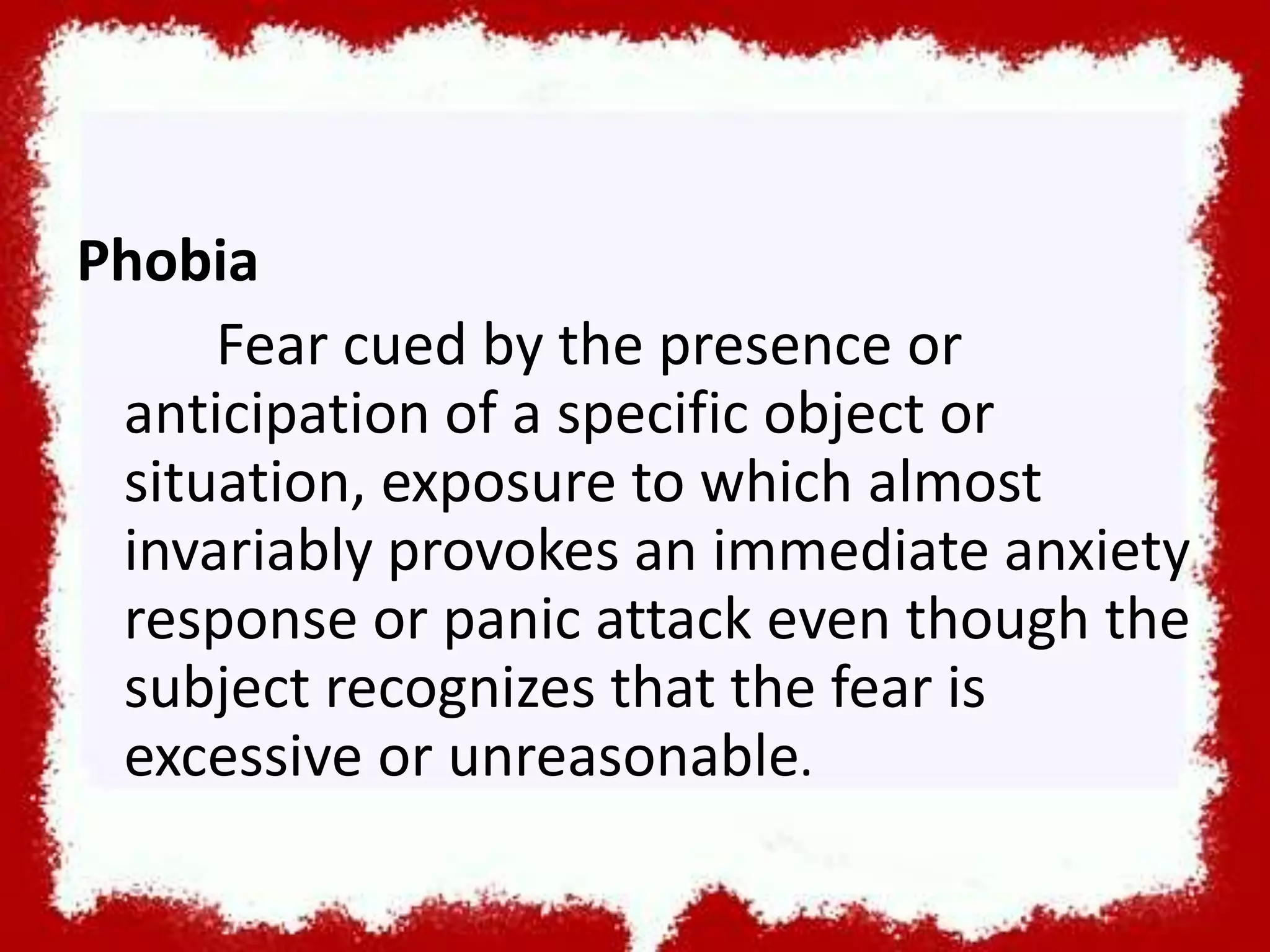 Phobias | PPTX