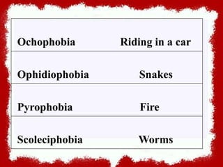 Phobias | PPTX