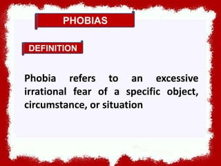 Phobias | PPT | Free Download
