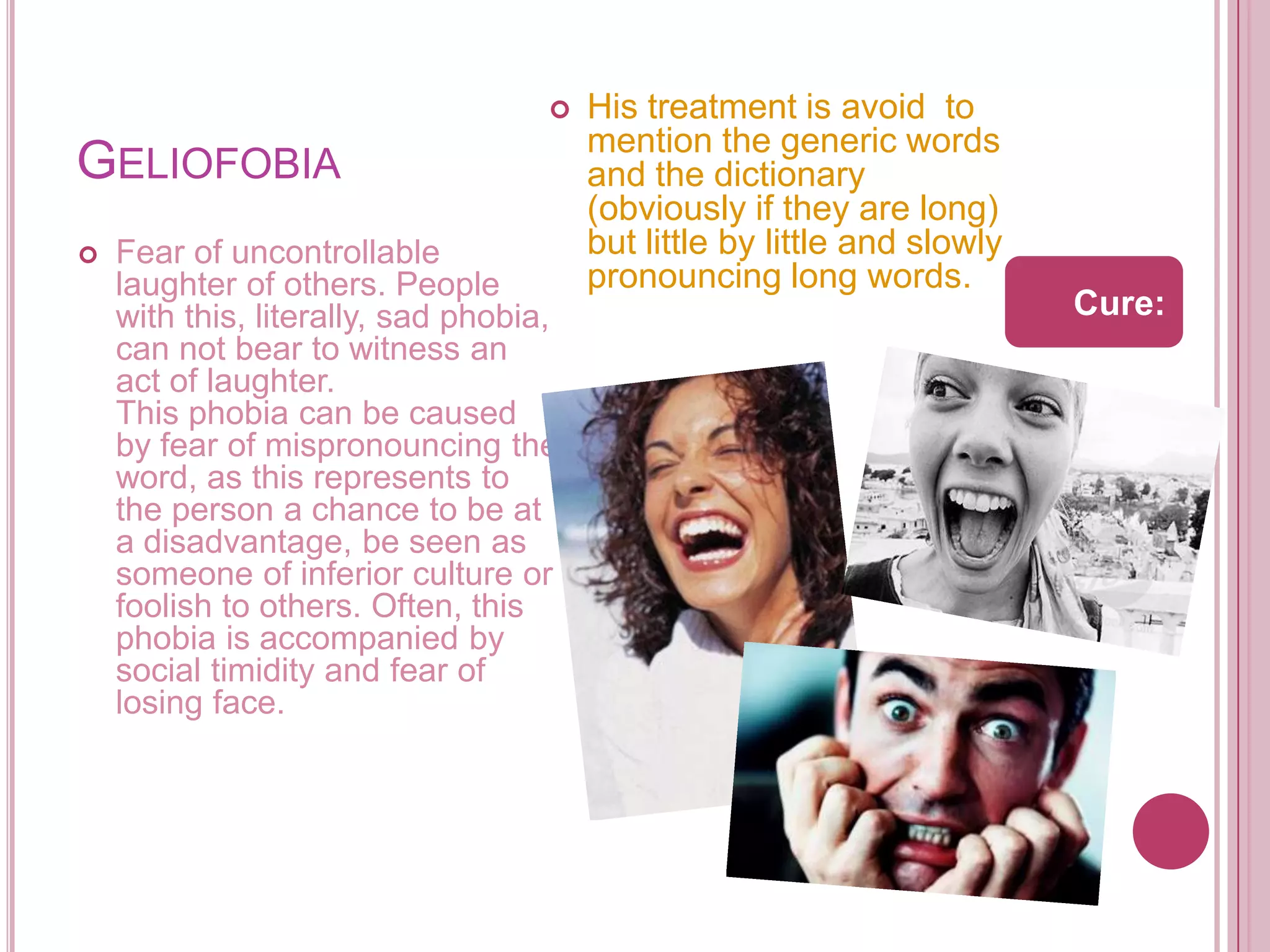 Phobias and their cure | PPTX