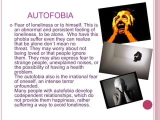 Phobias and their cure | PPTX