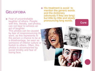 Phobias and their cure | PPTX