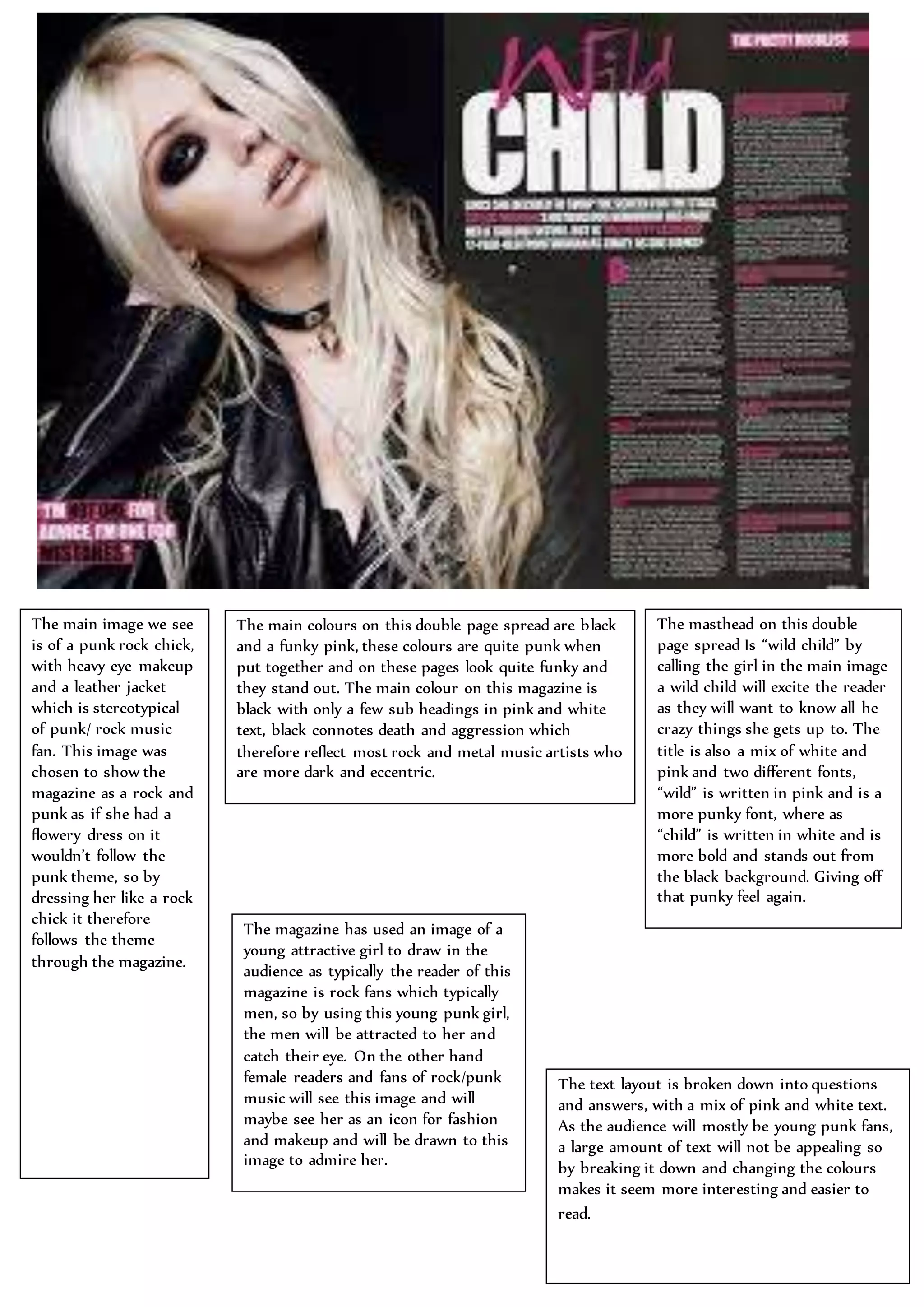 Phoebe kerrang double page spread | DOCX