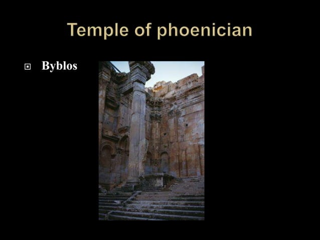 Phoenician empire history of architecture | PPT